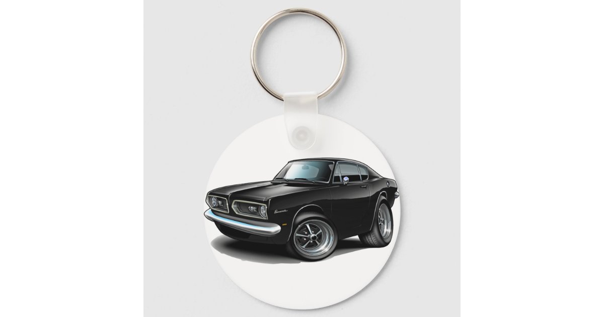 1967-69 Barracuda Black Car Key Ring | Zazzle.co.nz