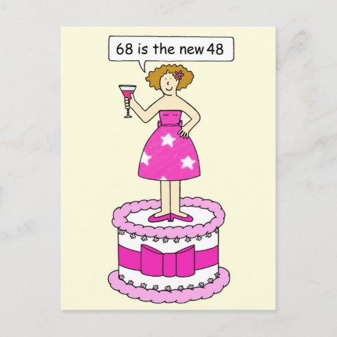 Funny 68th Birthday Cards | Zazzle.co.nz