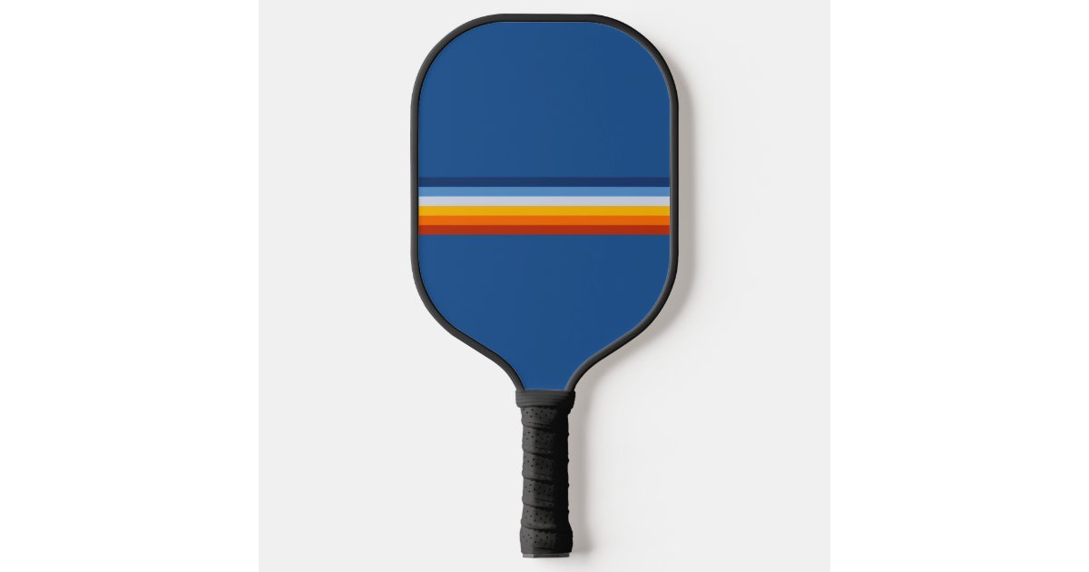 70s 80s Retro Striped Stripes Pickleball Paddle | Zazzle.co.nz