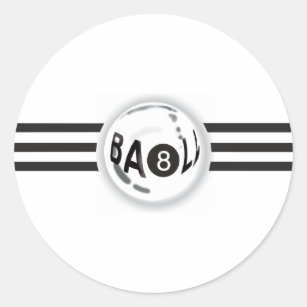 8 Ball Pool Stickers | Zazzle NZ