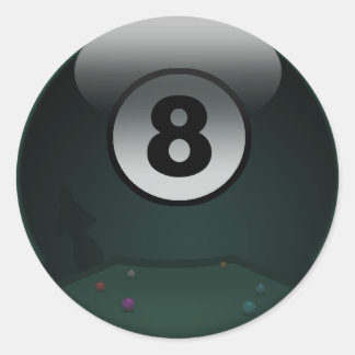 8 Ball Pool Stickers | Zazzle.co.nz