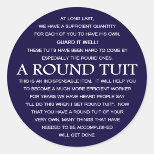 Round Tuit Gifts on Zazzle NZ