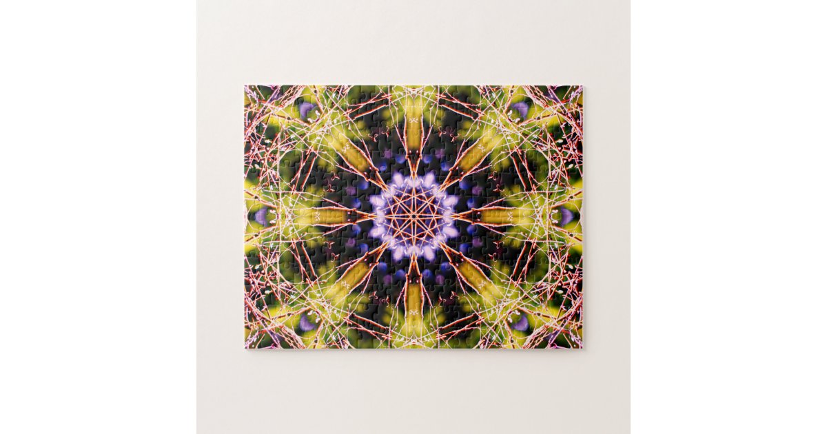 Atomic Science Mandala Jigsaw Puzzle | Zazzle.co.nz