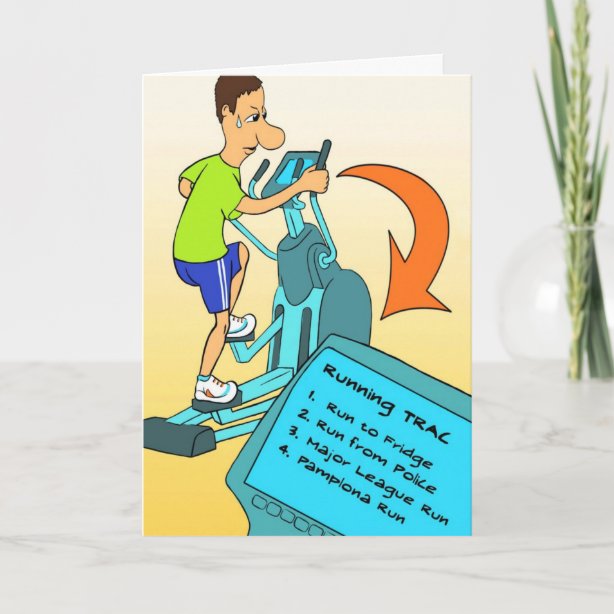 Funny Runner Running Birthday Gifts on Zazzle NZ