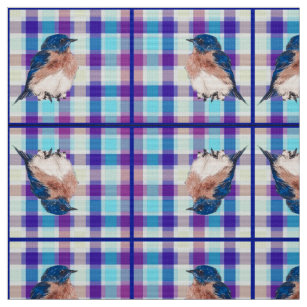 Bluebird Fabric | Zazzle.co.nz