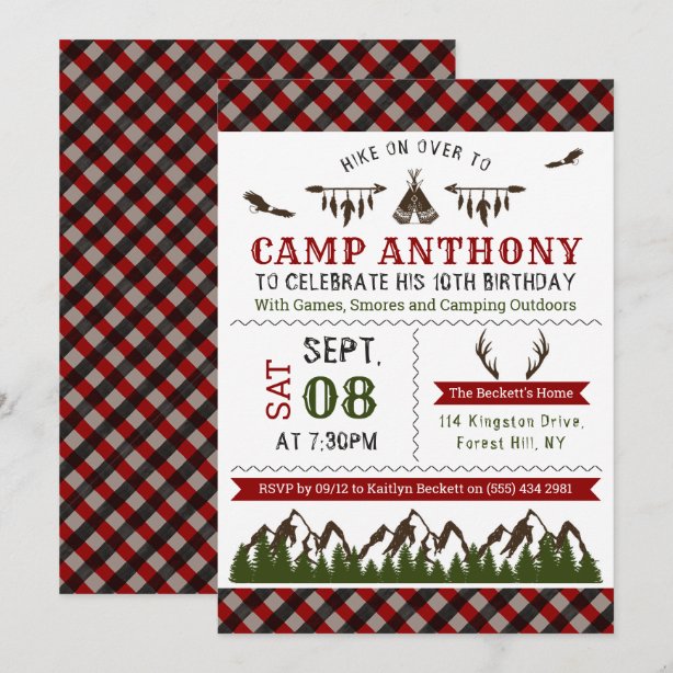 Hiking Invitations | Zazzle NZ