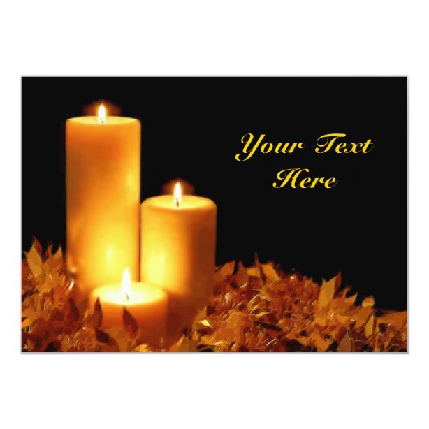 Candlelight Invitations | Zazzle NZ