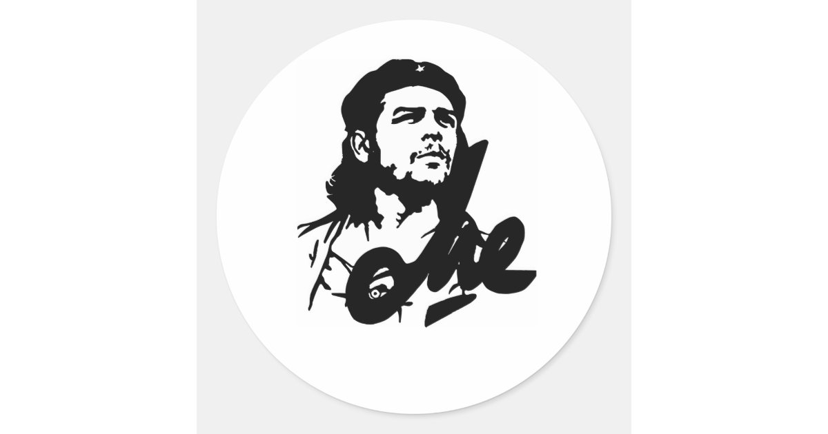 che guevara classic round sticker | Zazzle.co.nz