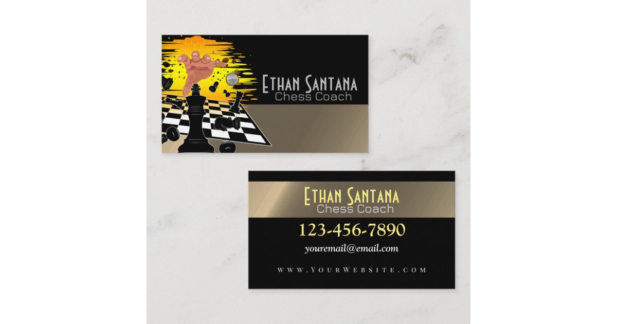 Chess Master Business Card | Zazzle.co.nz