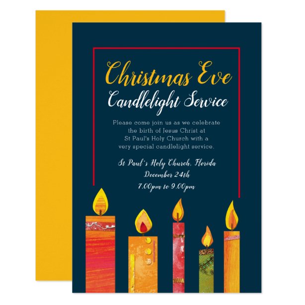 Candlelight Invitations | Zazzle NZ