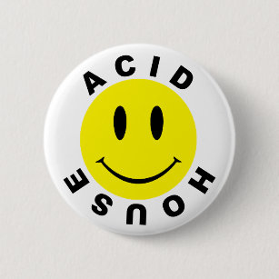 Acid House Badges & Pins | Zazzle NZ