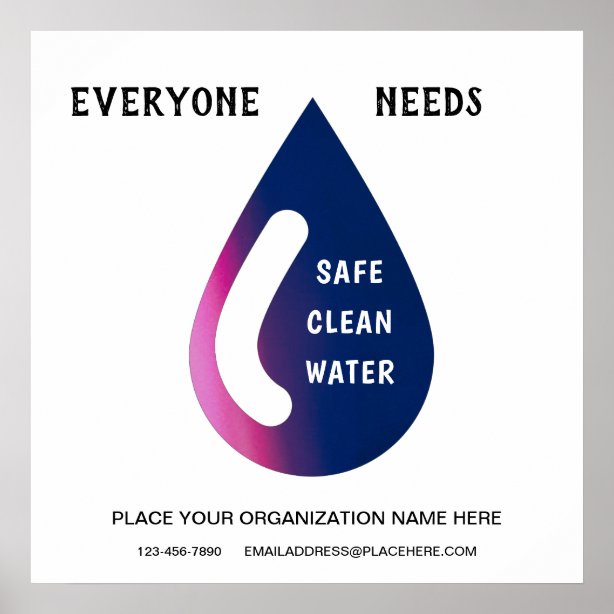 Clean Water Posters & Photo Prints | Zazzle NZ