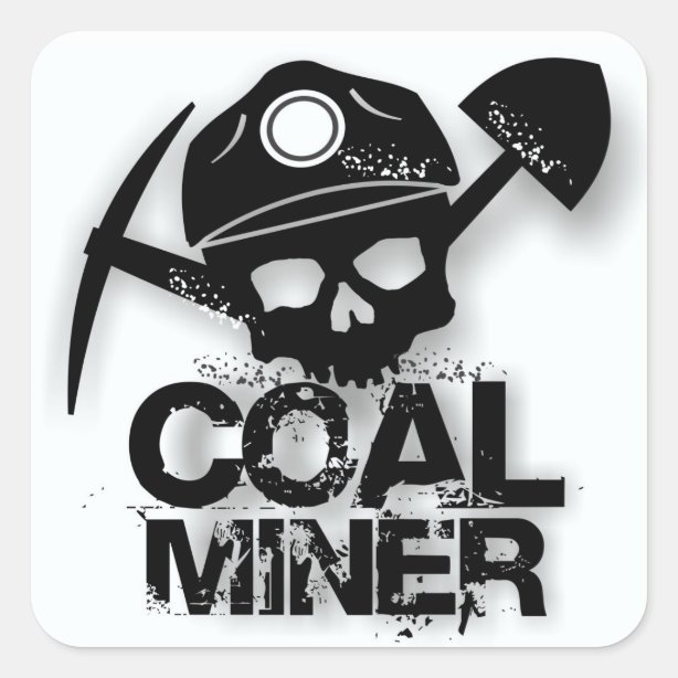 Coal Miner Stickers | Zazzle NZ