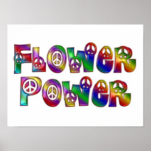 1960 Flower Power Hippie Art, Posters & Framed Artwork | Zazzle.co.nz