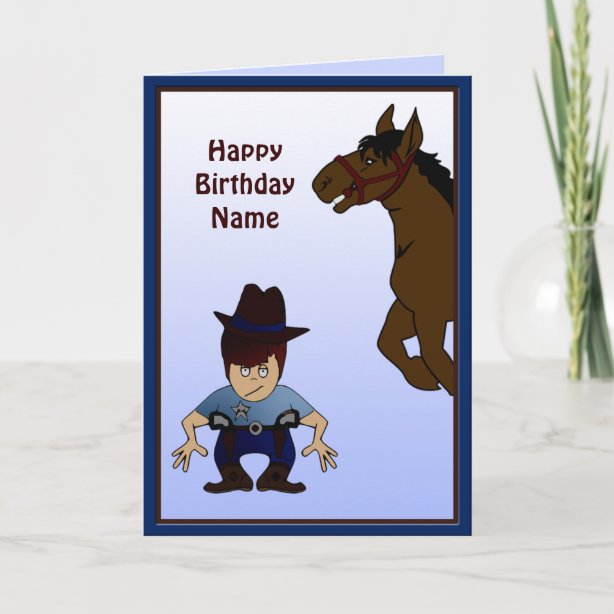 Cowboy Birthday Cards | Zazzle.co.nz