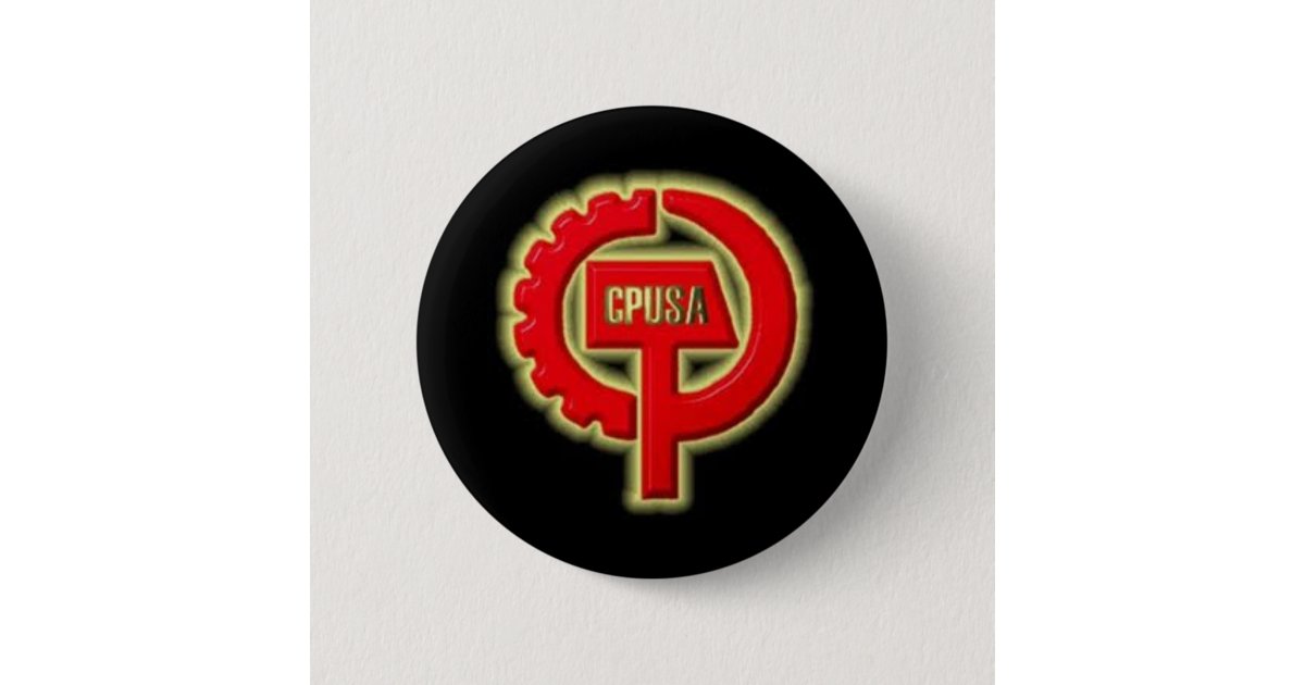 cpusa 6 cm round badge | Zazzle.co.nz