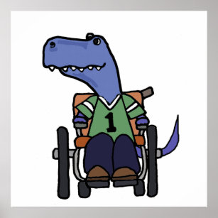 Dinosaur T Rex Cartoon Posters & Photo Prints | Zazzle NZ