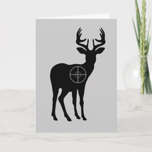 Funny Deer Hunting Cards | Zazzle NZ