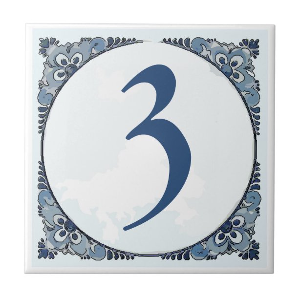 House Numbers Decorative Ceramic Tiles | Zazzle.co.nz