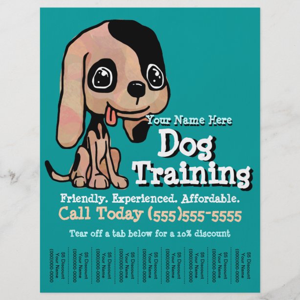 Dog Training Flyers | Zazzle.co.nz