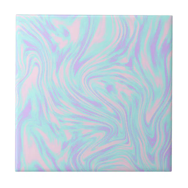 elegant colourful pink blue purple white marble tile | Zazzle.co.nz