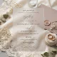 Elegant Minimalist Muslim Wedding Acrylic Invitations | Zazzle.co.nz