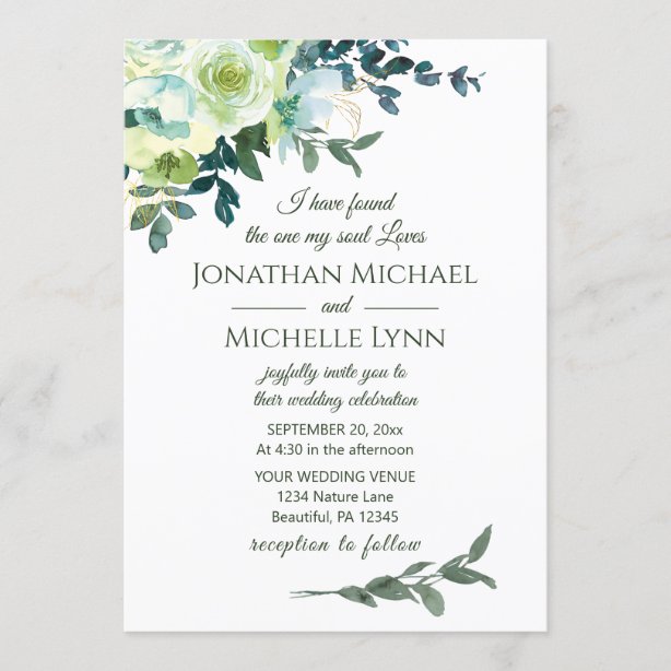 Bible Verse Wedding Invitations | Zazzle.co.nz