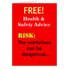 Health and Safety Funny Quote & Warning Birthday Card | Zazzle.co.nz