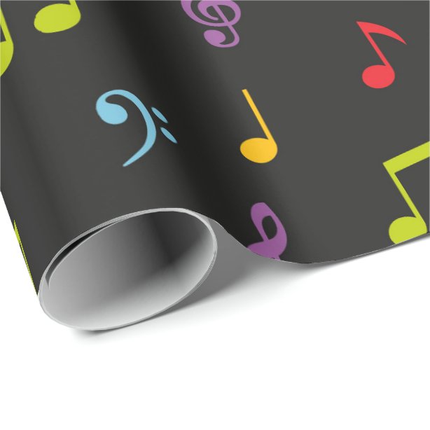 Music Notes Wrapping Paper | Zazzle.co.nz