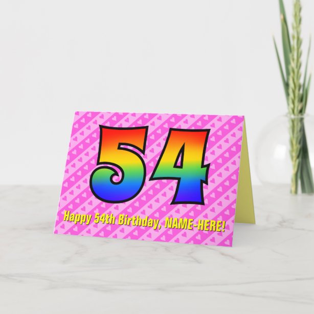 54th Birthday Cards | Zazzle.co.nz