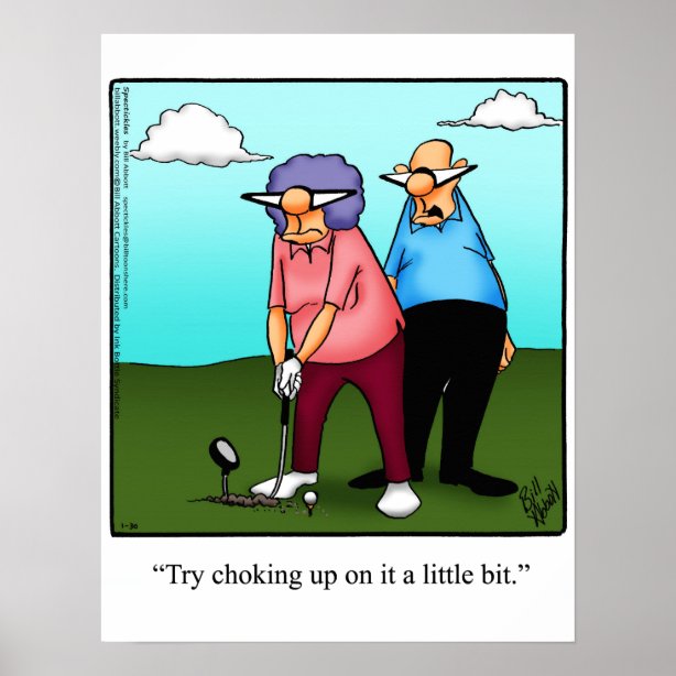 Funny Golf Posters & Photo Prints | Zazzle NZ