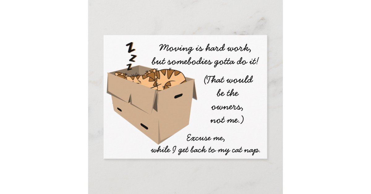 Funny "We're Moving" New Address Announcements | Zazzle.co.nz