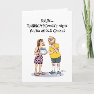 Funny 49th Birthday Cards | Zazzle.co.nz