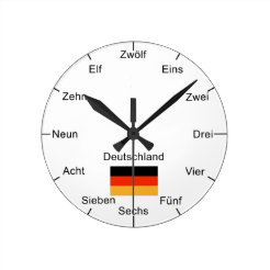 Germany Flag Wall Clocks | Zazzle.co.nz