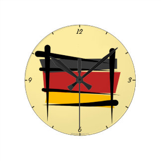 Germany Flag Wall Clocks | Zazzle.co.nz