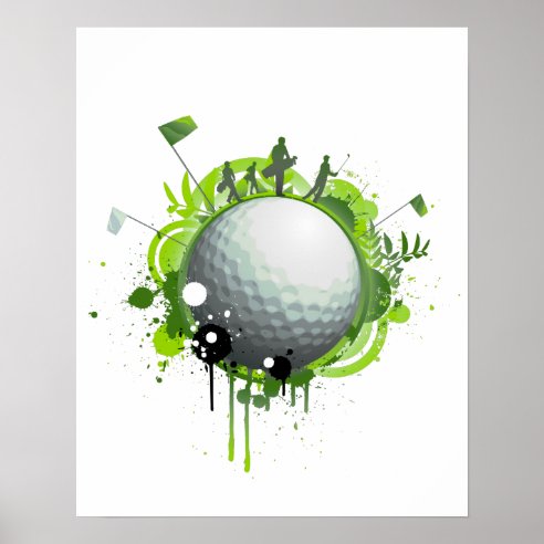 Golf Posters & Photo Prints | Zazzle NZ