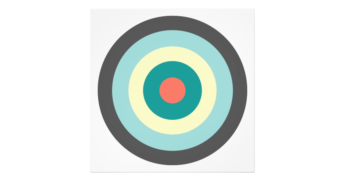 Grey Combination Bullseye by Shirley Taylor Photo Print | Zazzle.co.nz