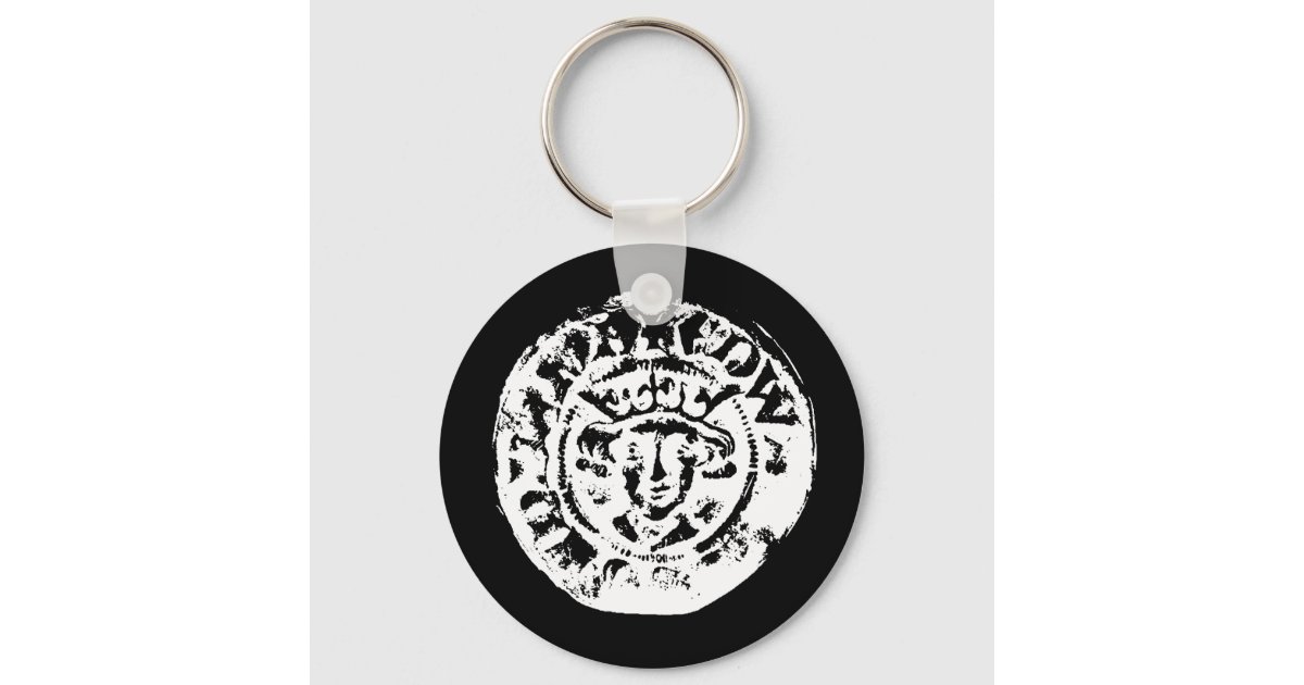 Hammered coin keyring, metal detecting gift key ring | Zazzle.co.nz