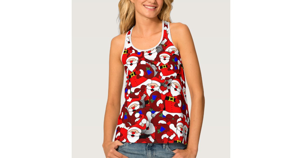 Happy Santa Singlet | Zazzle.co.nz