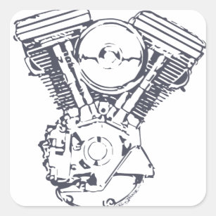 Harley Motor Stickers | Zazzle NZ