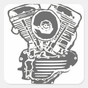 Harley Motor Stickers | Zazzle NZ