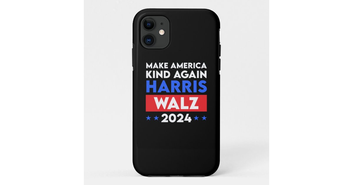 Harris Walz 2024 Make America Kind Again Case-Mate iPhone Case | Zazzle ...