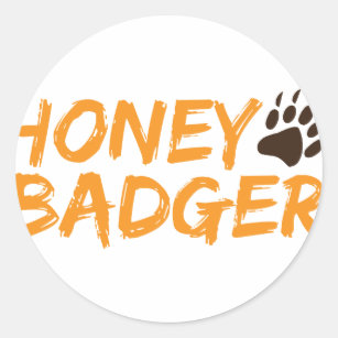 The Badger Stickers | Zazzle NZ