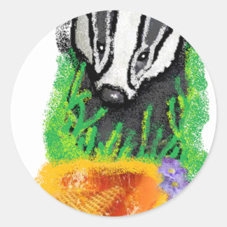 The Badger Stickers | Zazzle.co.nz