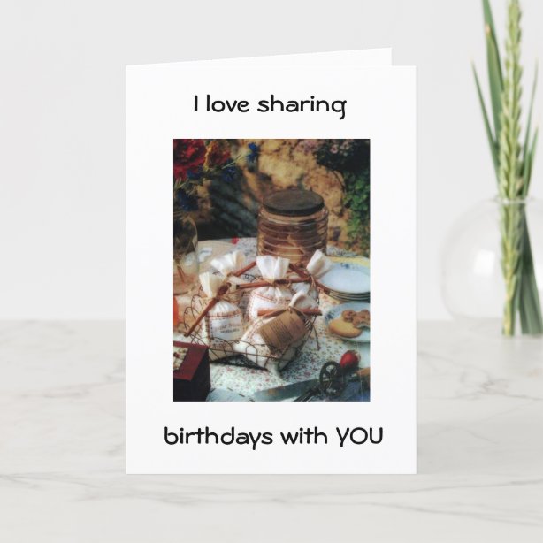 Our Shared Birthday Cards | Zazzle.co.nz