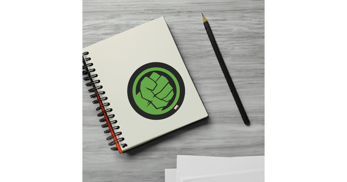 Incredible Hulk Logo Classic Round Sticker | Zazzle.co.nz