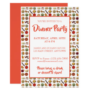 Indian Food Invitations | Zazzle NZ