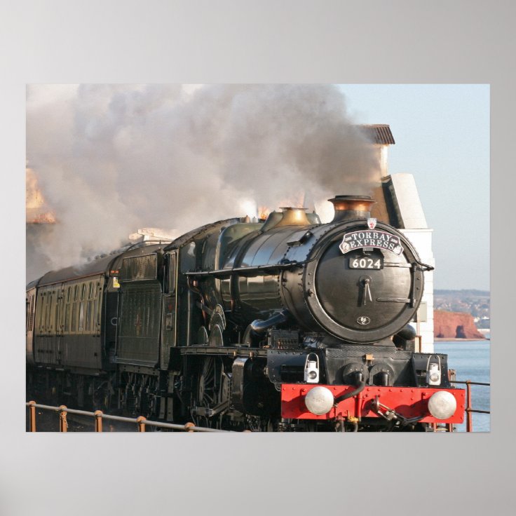 King Edward 1 Steam Engine Poster | Zazzle.co.nz