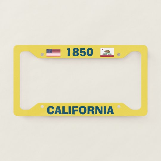 License Plate Frame California | Zazzle.co.nz