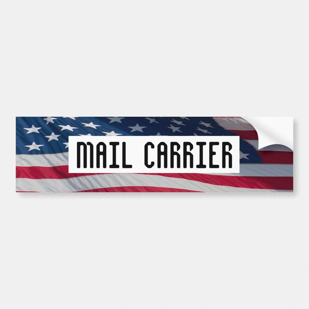 MAIL CARRIER bumper sticker | Zazzle.co.nz